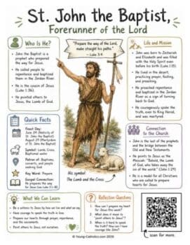 Nativity of St. John the Baptist (Jun 24) Free Resources and ...