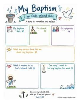 Beloved: Free Lesson Plan on Baptism (Luke 3:15-16, 21-22) – Young ...